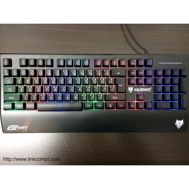 NUBWO VAKANT KEYBOARD GAMING LED SOUNG LIGHT รุ่น NK-30 | Shopee Thailand