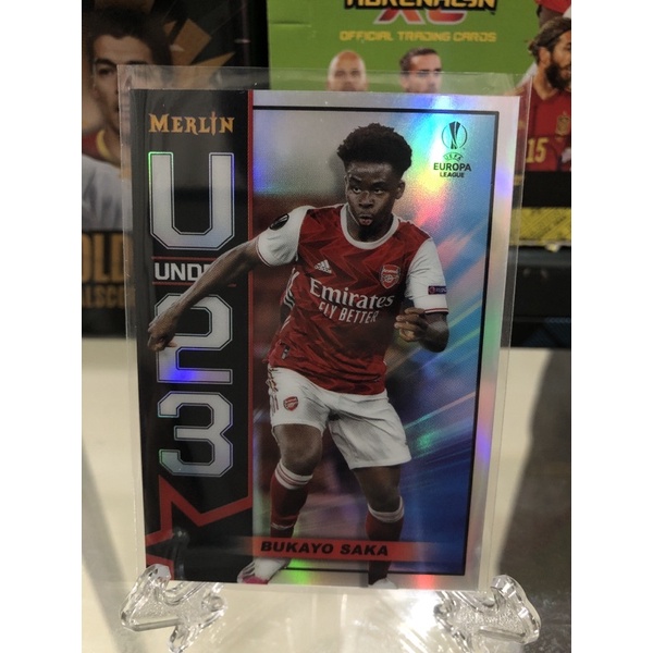 2020-21 Topps Merlin Chrome UEFA Champions League Europa League Soccer U23 Stars | Shopee Thailand