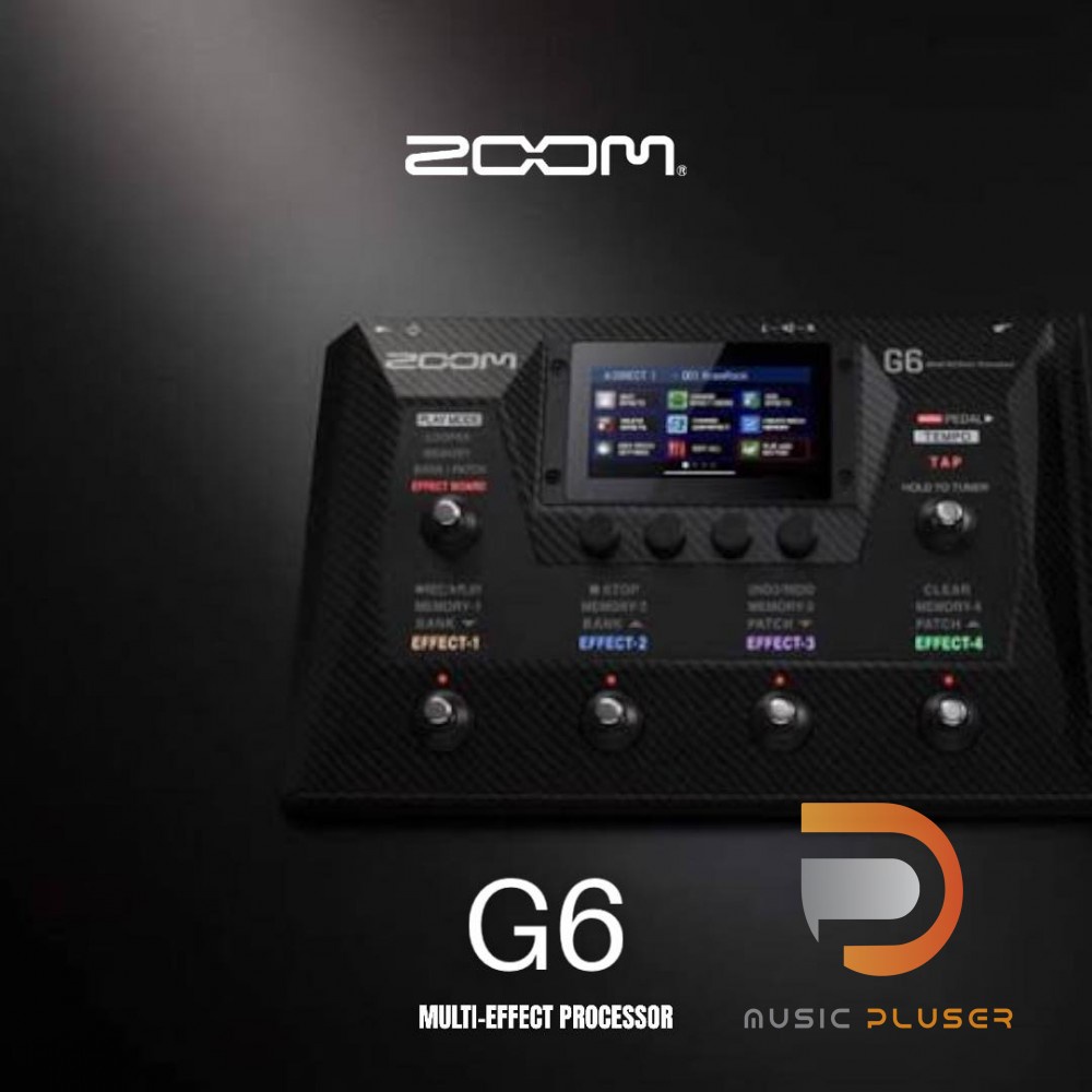 Zoom G6 Multi-Effects Processor มัลติเอฟเฟคกีต้าร์รุ่นยอดนิยม สามารถดาว ...