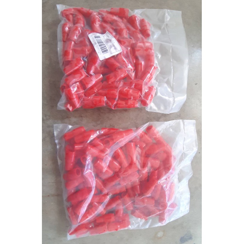ปลอกหุ้มหางปลา V8 , V14 Vinly Wire End Cap จำนวน 100 อัน | Shopee Thailand