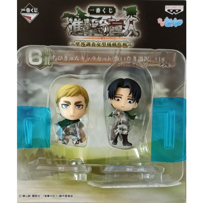 ผ่าพิภพไททัน (Attack on Titan) Figure โมเดล Levi & Erwin แท้จากญี่ปุ่น ...