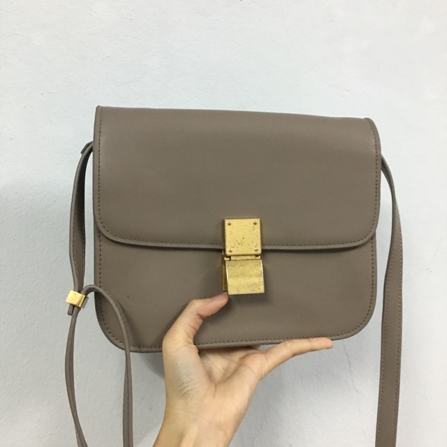 Celine box bag สวยเรียบหรูดูดี | Shopee Thailand