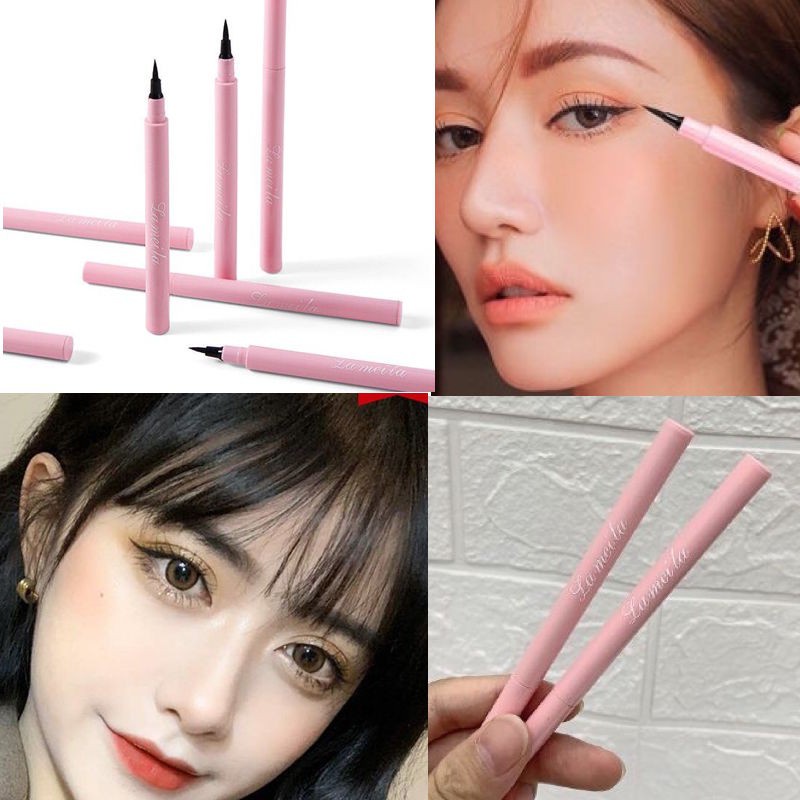 bobeini อายไลเนอร์ ชนิดน้ำยาวนานดำ Genuine black liquid eyeliner, super ...