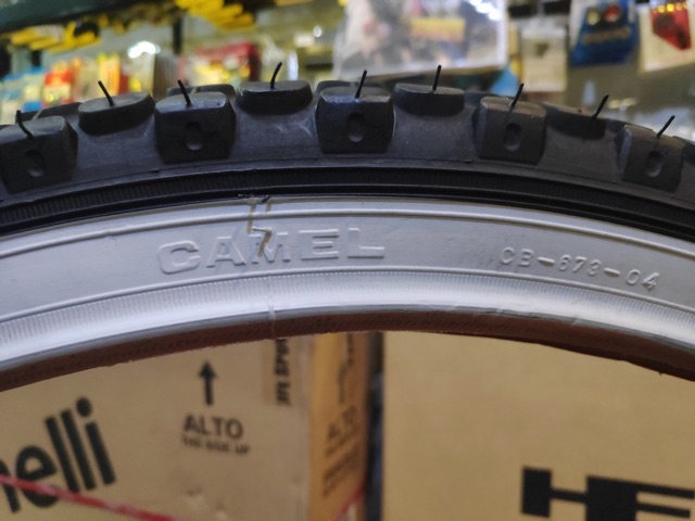 ยางนอก จักรยาน ขอบขาว camel 26 x 2.125 นิ้ว jncw | Shopee Thailand