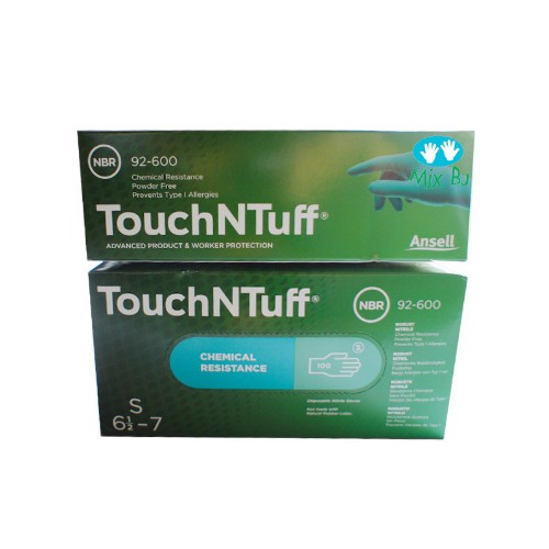 Ansell ถุงมือยางไนไตร รุ่น Touch-N-Tuff 92-600 | Shopee Thailand