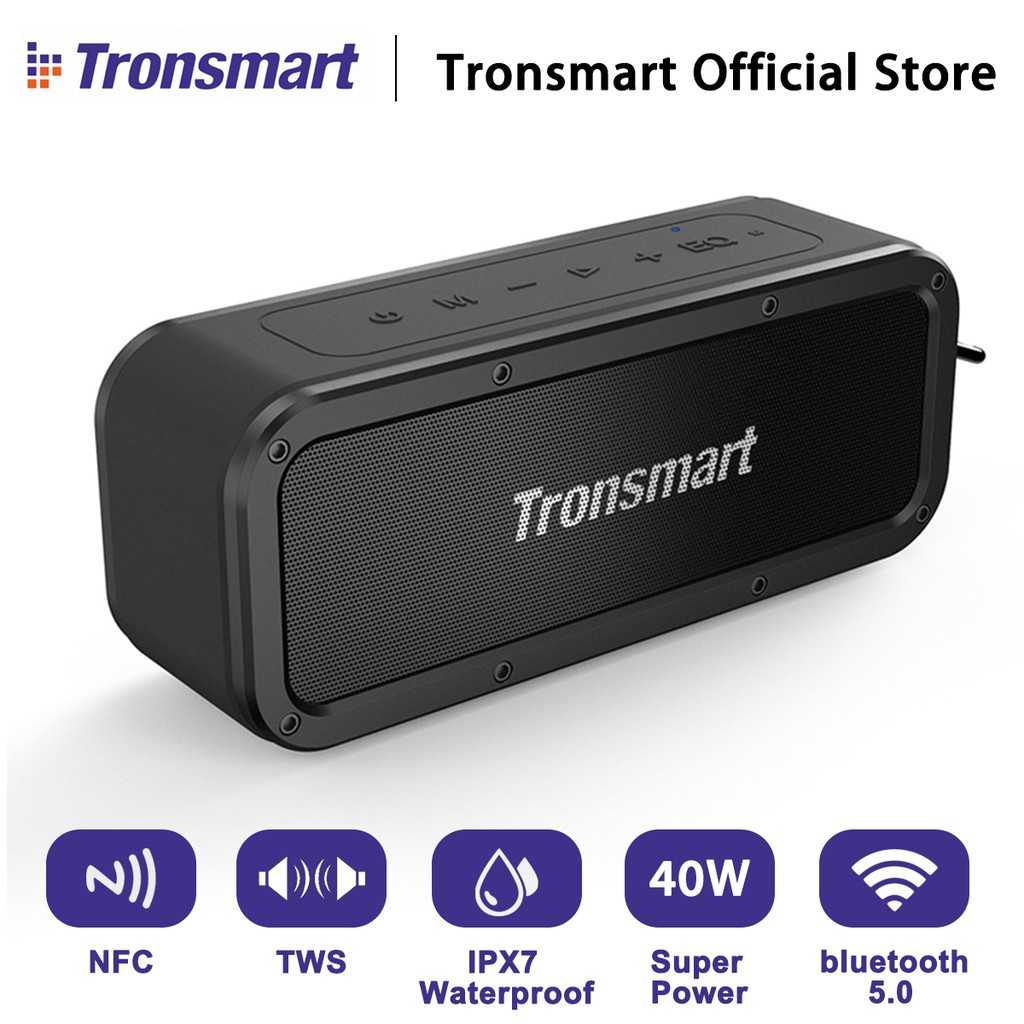 TRONSMART ELEMENT FORCE PLUS ( FORCE+ ) 40W (ลำโพงบลูทูธกันน้ำได้แบบ ...