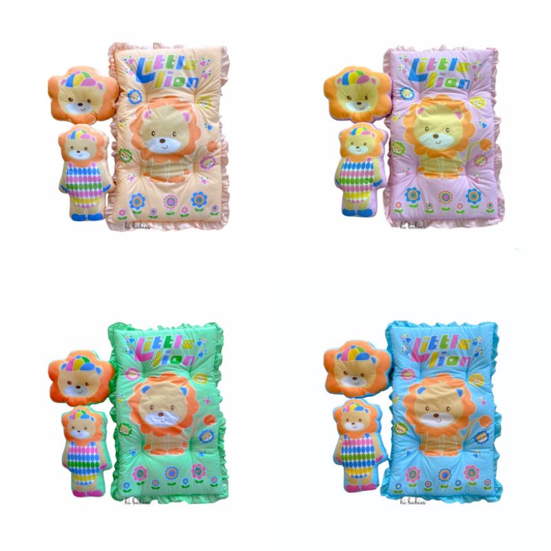Hi Babies เซตที่นอนเด็กแรกเกิด 3 ชิ้น ขนาด 22x36 นิ้ว ลายสิงโต | Shopee ...