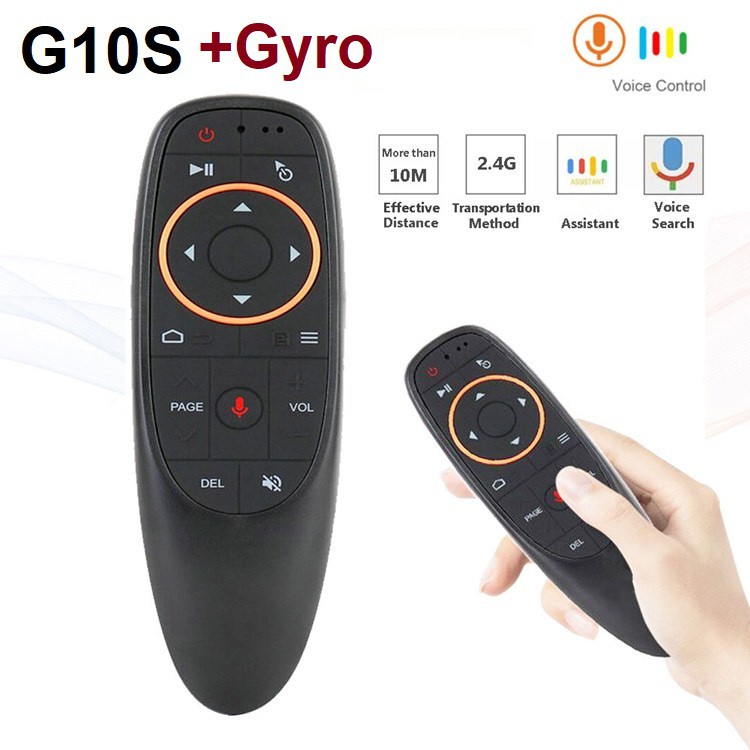 Voice Remote รีโมทสั่งงานด้วยเสียง G10S รีโมท Air Mouse G10S (มี Gyro ...