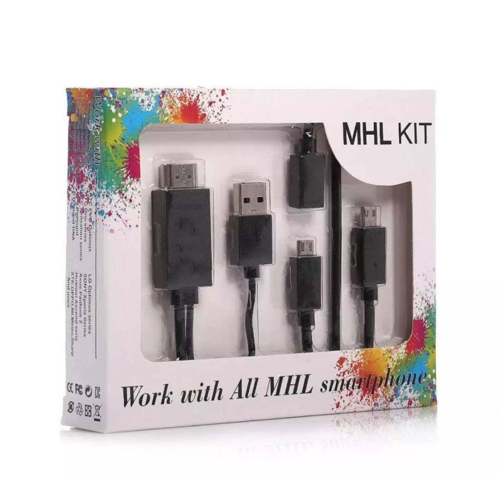 MHL Kit Universal MHL Micro USB ไปยังสาย HDMI 6.5 ฟุต/2 M 1080 P อะแดป ...