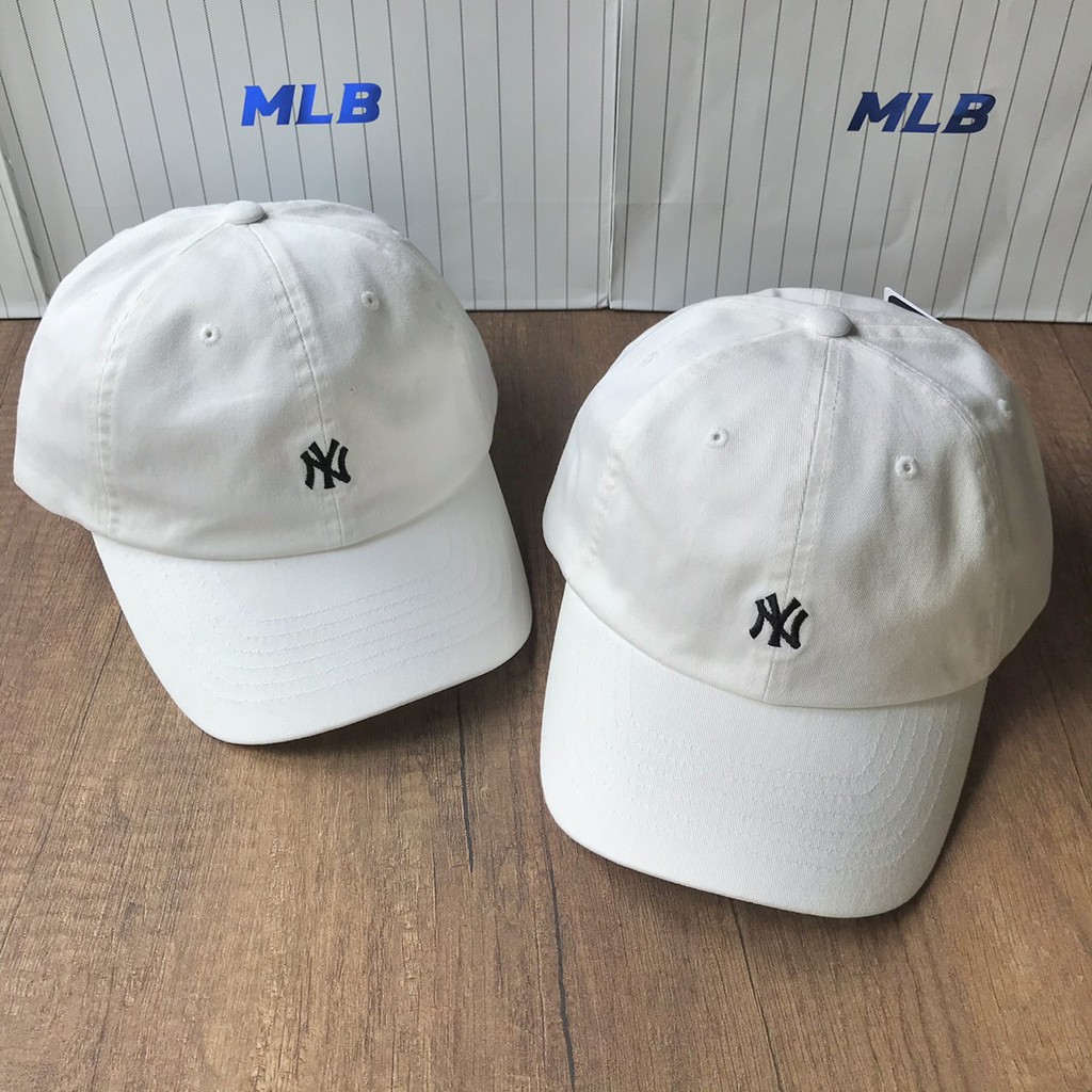 หมวก MLB Nano logo unstructure cap โลโก้ mini NY 2 สี | Shopee Thailand