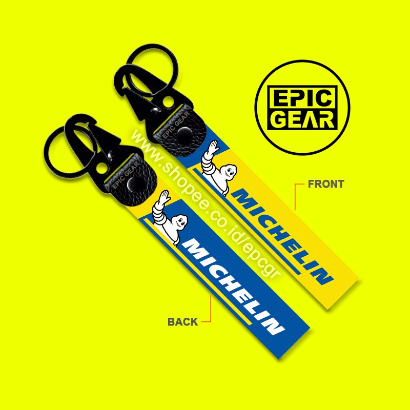 GANTUNGAN คุณภาพสูง MICHELIN PREMIUM KEYCHAIN MOTORCYCLE KEYCHAIN ...