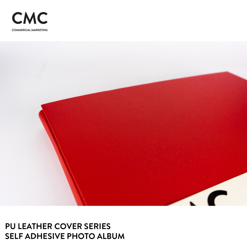 [NEW 2025] CMC อัลบั้มรูป แบบกาว ปกหนัง PU 20 แผ่น ขนาดใหญ่ CMC PU ...