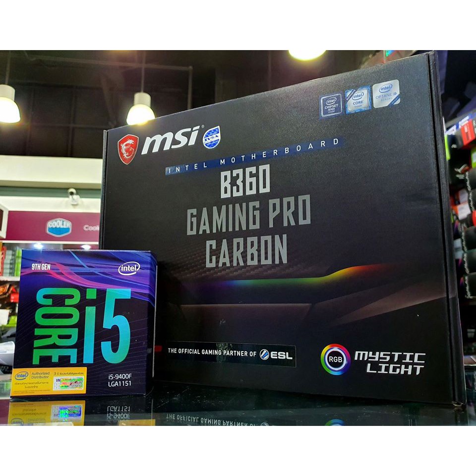 (ของใหม่ส่งฟรีปลายทาง)MSI B360 GAMING PRO CARBON | Shopee Thailand