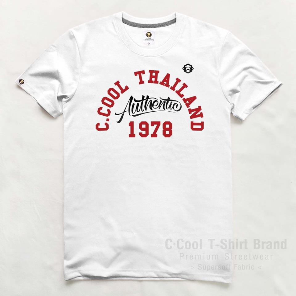 CCool เสื้อยืด สกีน Ccool TH 1978 สีขาว | Shopee Thailand