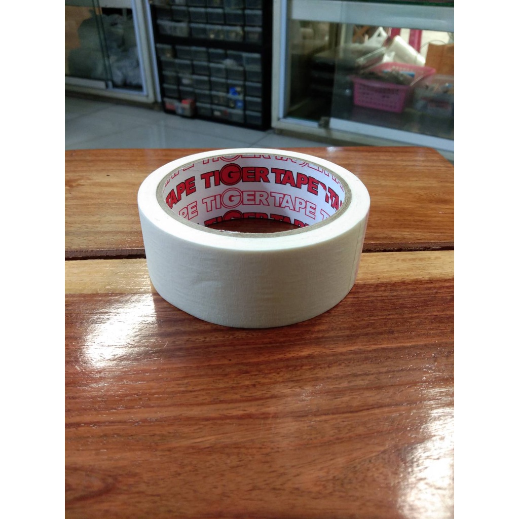 TIGER TAPE เทปกาวย่นไทเกอร์ หน้ากว้าง 1-1/2 นิ้ว ยาว 40 หลา | Shopee ...