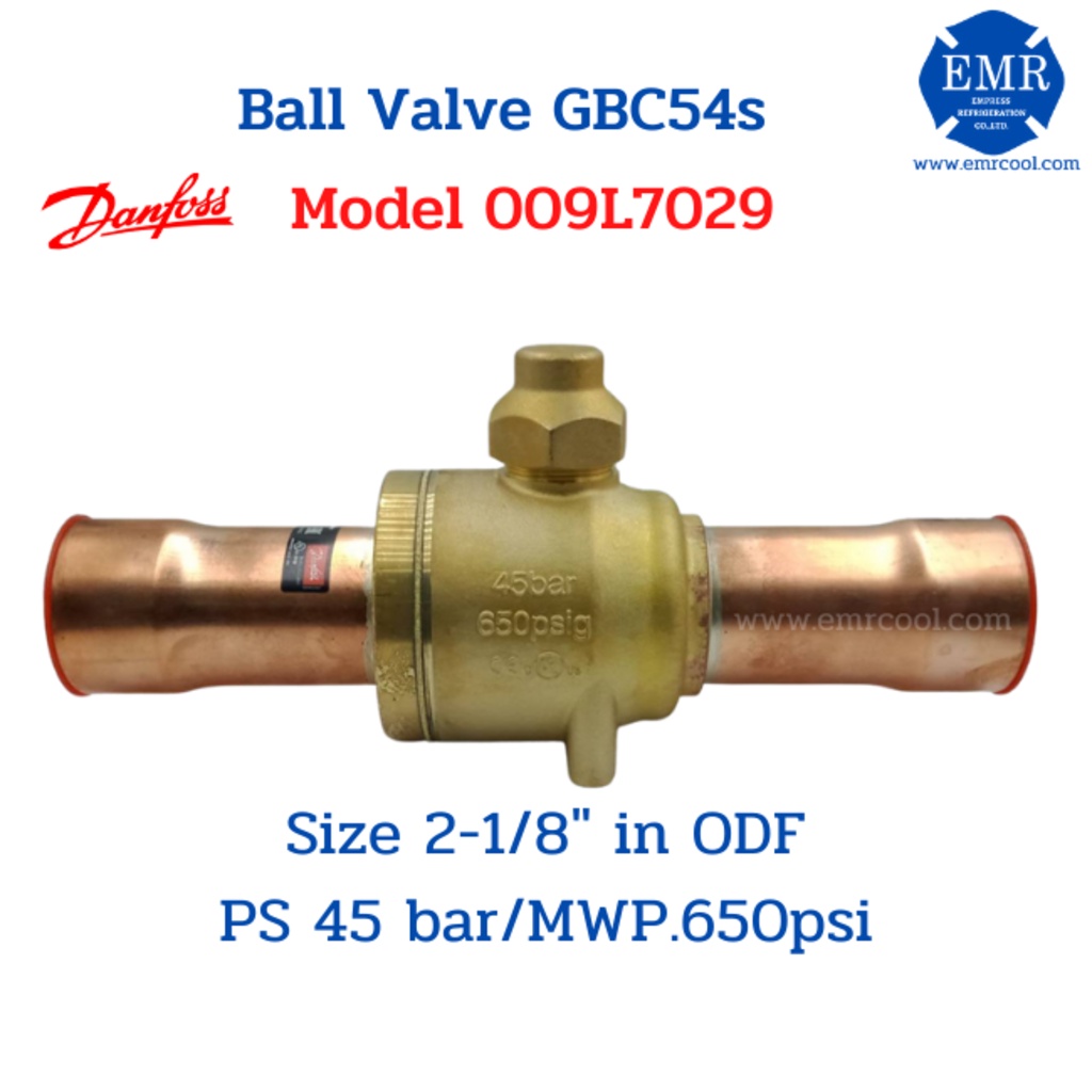 DANFOSS DANFOSS Shut-off ball valve GBC 54 S, 2-1/8 (009L7027) | Shopee Thailand