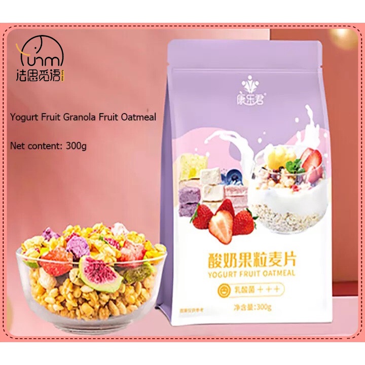 Fasimiyu โยเกิร์ตธัญพืชผลไม้300g อาหารเช้าอบผลไม้ธัญพืชข้าวโอ๊ตโยเกิร์ตผลไม้ธัญพืช | Shopee Thailand