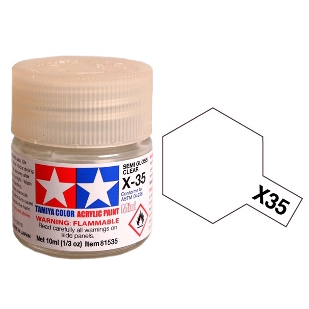 สีอะคริลิค TAMIYA ACRYLIC X-26 81526, X-27 81527, X-28 81528, X-31 ...