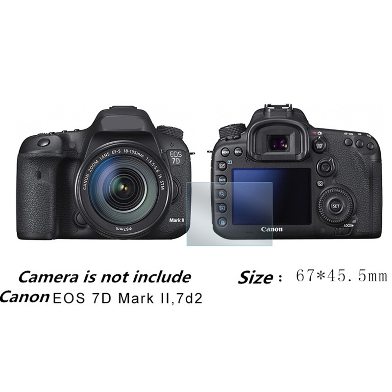 Canon EOS 6D 6D2 5D2 5D3 5Ds 5DsR 5D4 7D 7D2 กระจกนิรภัยป้องกันหน้าจอสําหรับ Canon EOS 6D 6D2 ...