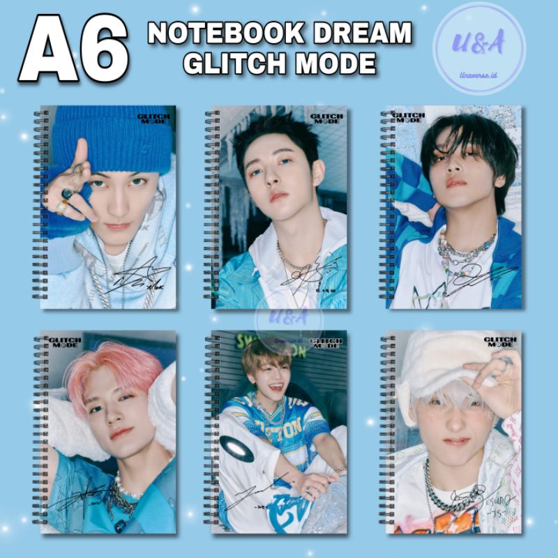 [Unaverse] Notebook A6 NCT DREAM GLITCH MODE Jaemin Jeno Mark Book ...