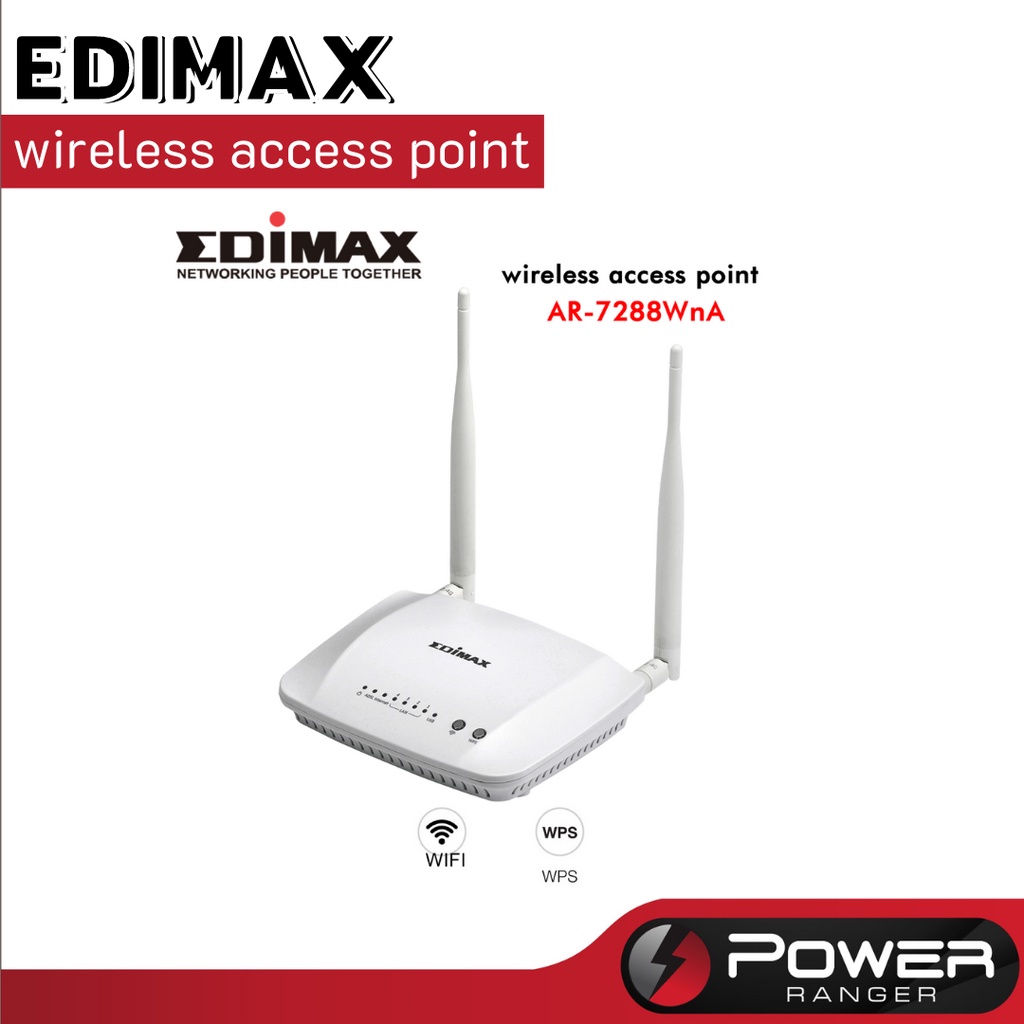 EDIMAX (AR-7288WNA) N300 Wireless ADSL Modem Router ประกันศูนย์ตลอดอายุ ...