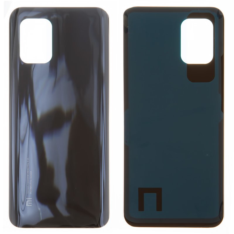 ฝาครอบแบตเตอรี่ ด้านหลัง สีเทา สีดํา สําหรับ Xiaomi Mi 10 Lite Mi 10 ...