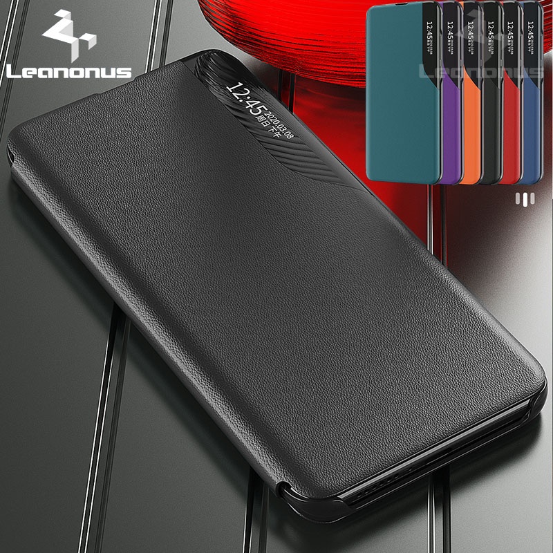 Samsung Galaxy S22 S23 S24 S25 Ultra S24 FE Cases Smart Window Display ...