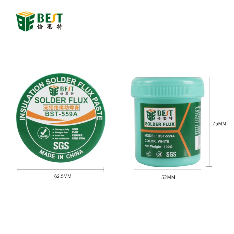 BEST BST-559A 100g Insulation Solder Paste Flux BGA PCB IC Parts ...
