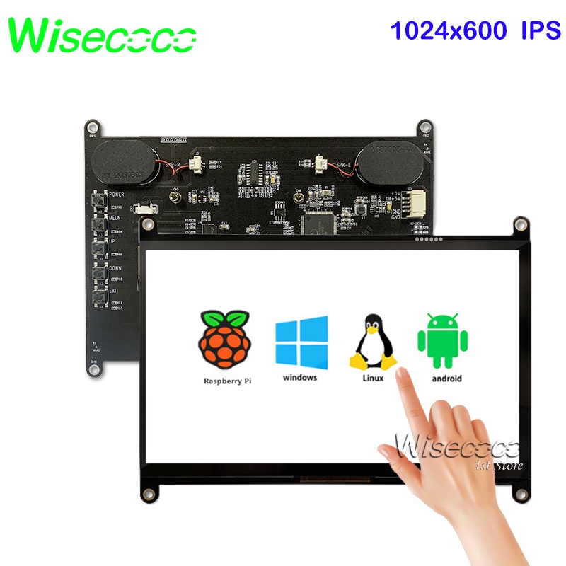 Lcd Module 7 Inch Tft Lcd Displays Touch Screen Monitor Usb 1024X600 ...