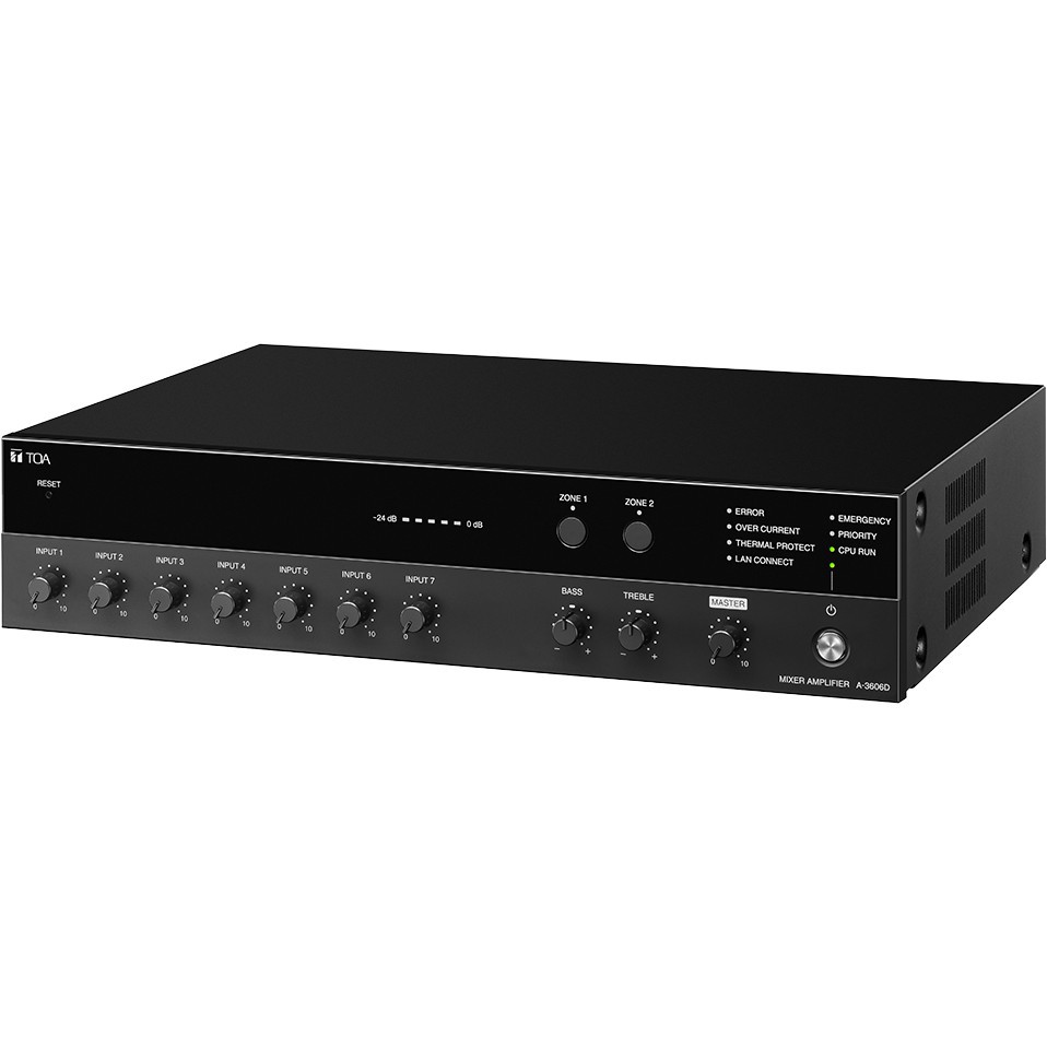 POWER MIXER ดิจิตอล มิกเซอร์แอมป์ TOA A-3606D แอมป์ 60 วัตต์ PA ...