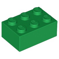 ชิ้นส่วนเลโก้ Lego Part Brick 2 x 3 (3002) ราคา/ชิ้น | Shopee Thailand