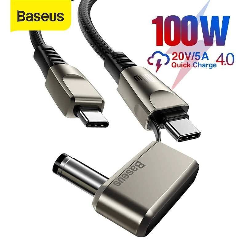 สาย Baseus 100W Flash Series One-for-two Fast Charging USB C to Type-C ...