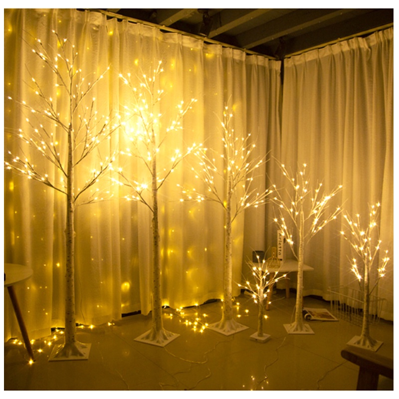 Battiphee จําลอง LED Birch Tree โคมไฟ Courtyard โคมไฟภูมิทัศน์ Luminous ...