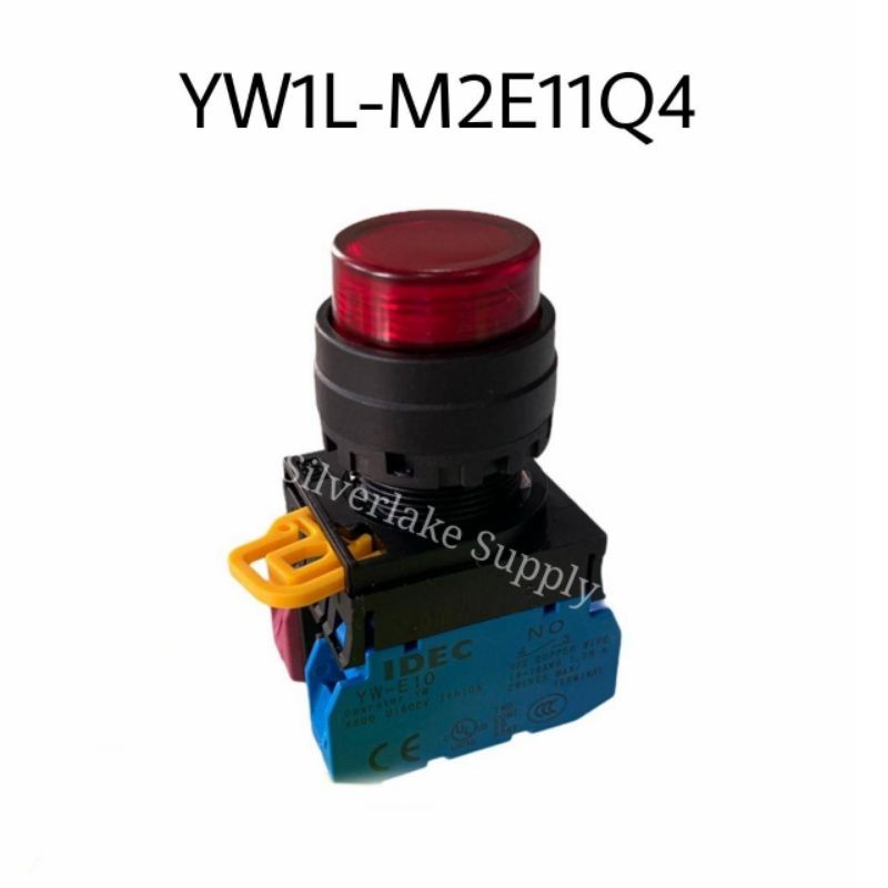 สวิตซ์ปุ่มกด - มีไพล็อทแลมป์ Push button switch & Pilot Lights YW1L ...