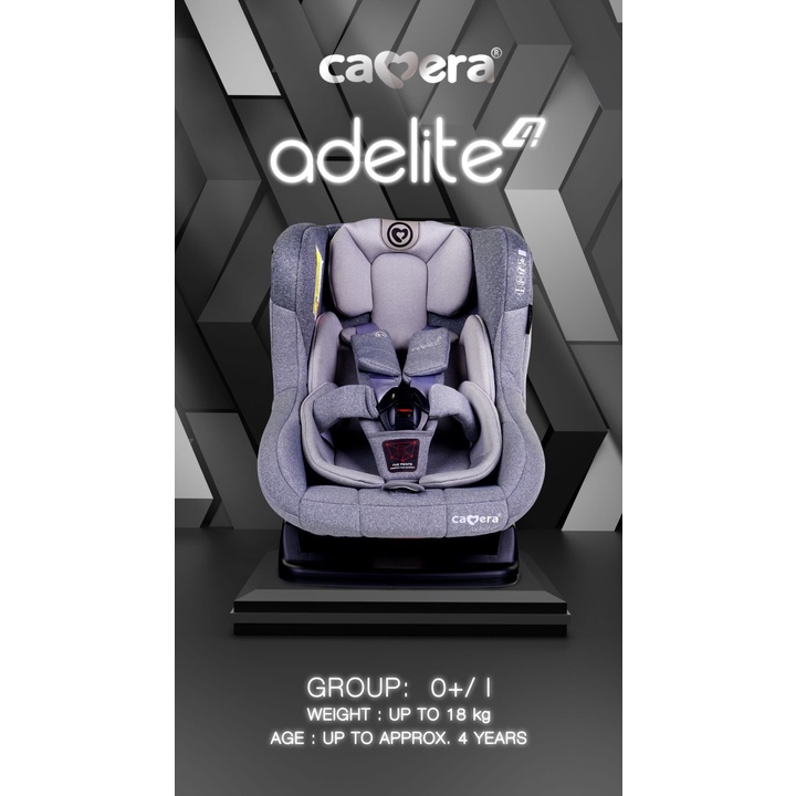 คาร์ซีท ADELITE-4 และ ADELLITE 4เบาะนั่งติดรถยนต์ Camera Car seat ...