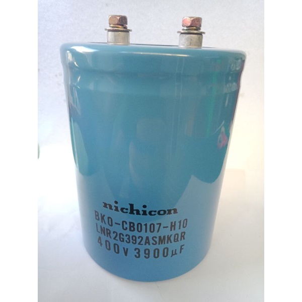 3900UF 400V คาปาซิเตอร์แบบขันสกรู nichicon JAPAN(แพ็ค1ตัว)ตัวเก็บประจุ ...