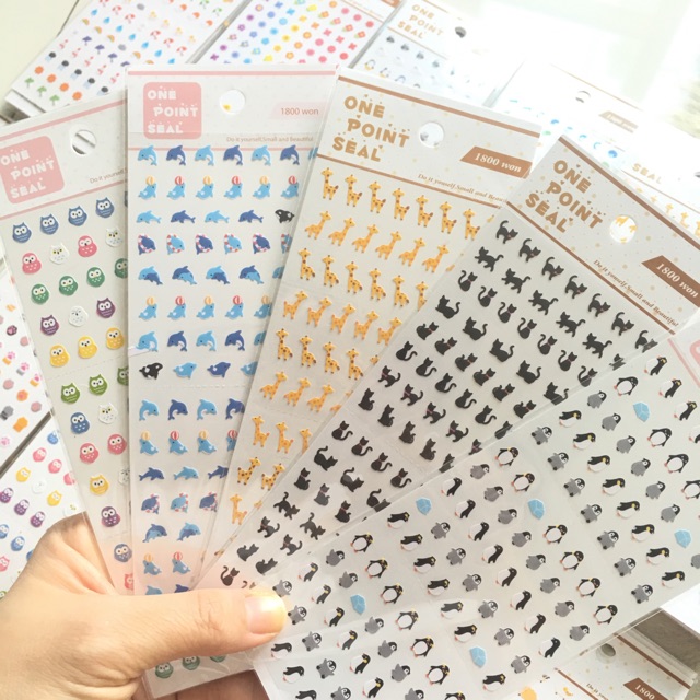 One Point Seal Sticker | Shopee Thailand