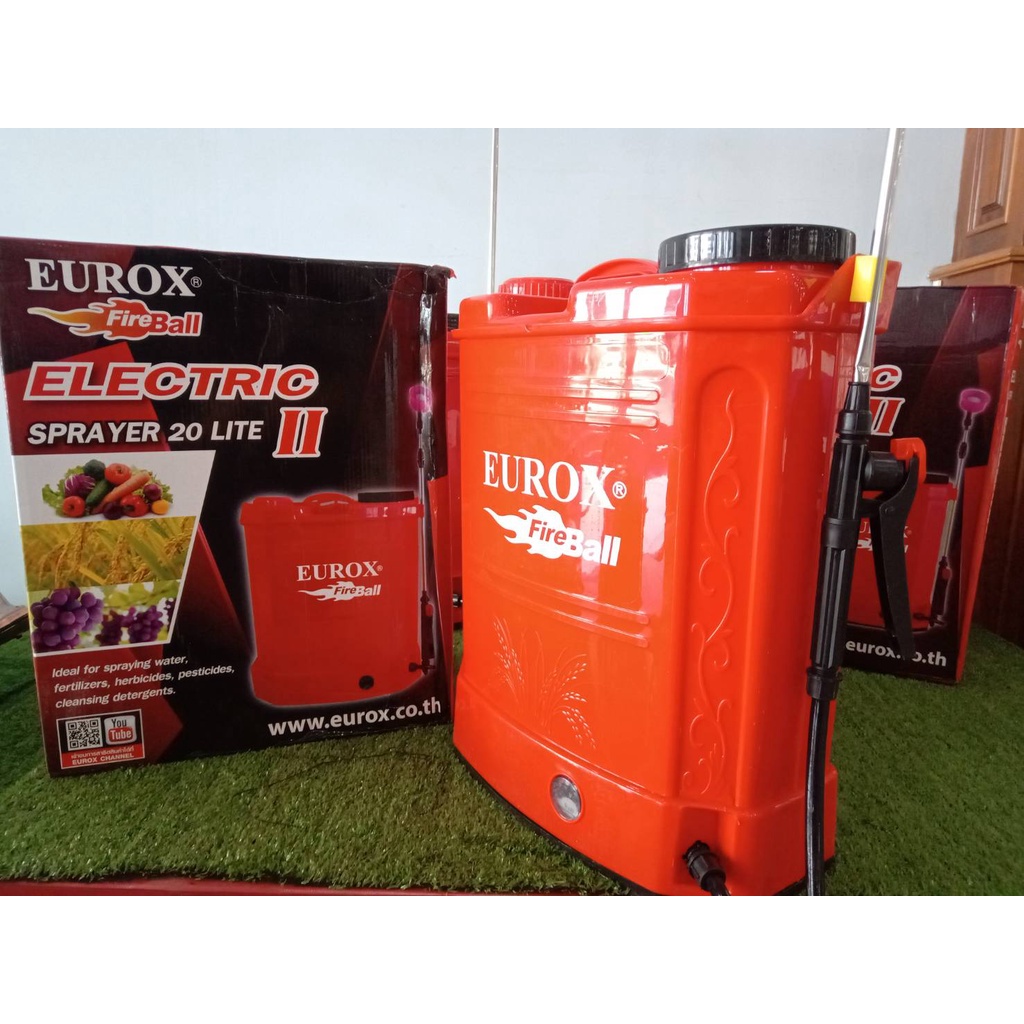 เครื่องพ่นยาแบตเตอรี่ EUROX (20 ลิตร) มีหัวพ่นยาให้ถึง 3 แบบ ของแท้!! | Shopee Thailand