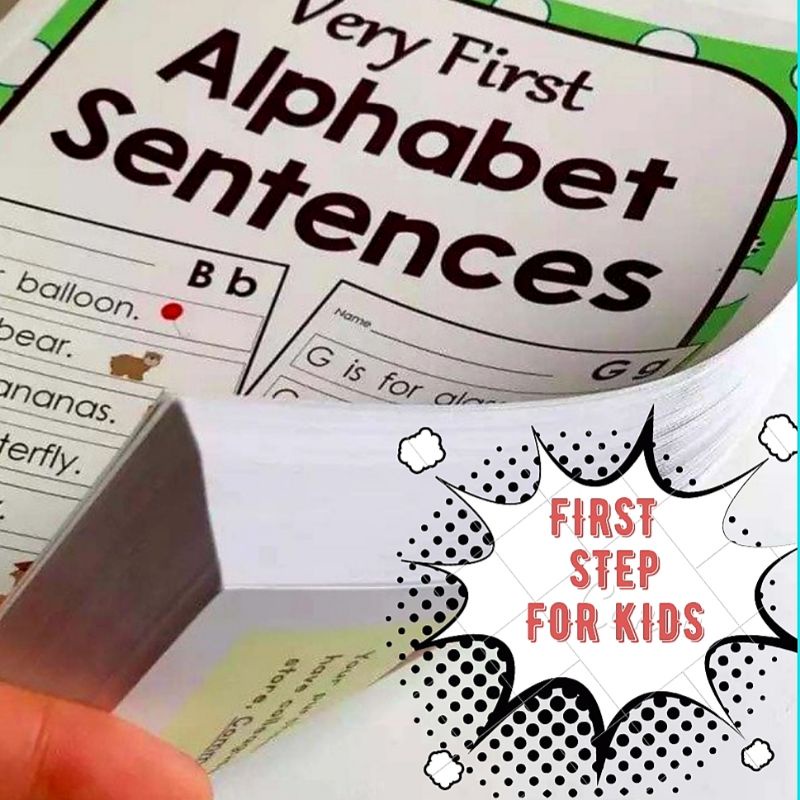 หนังสือหัดอ่าน Very first alphabet sentences | Shopee Thailand