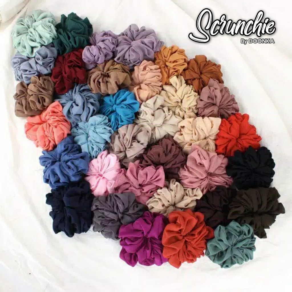 Italiano PREMIUM SCRUNCHIE DIAMOND SCRUNCHIE ยางมัดผม โดย DOONKA ...