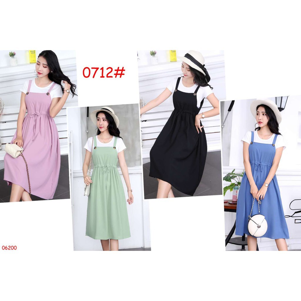 💕*Miki-Shop* 🔥 กระโปรงยาว แถมเสื้อตัวใน ปรับได้ตามไซร้ K0712 * | Shopee ...