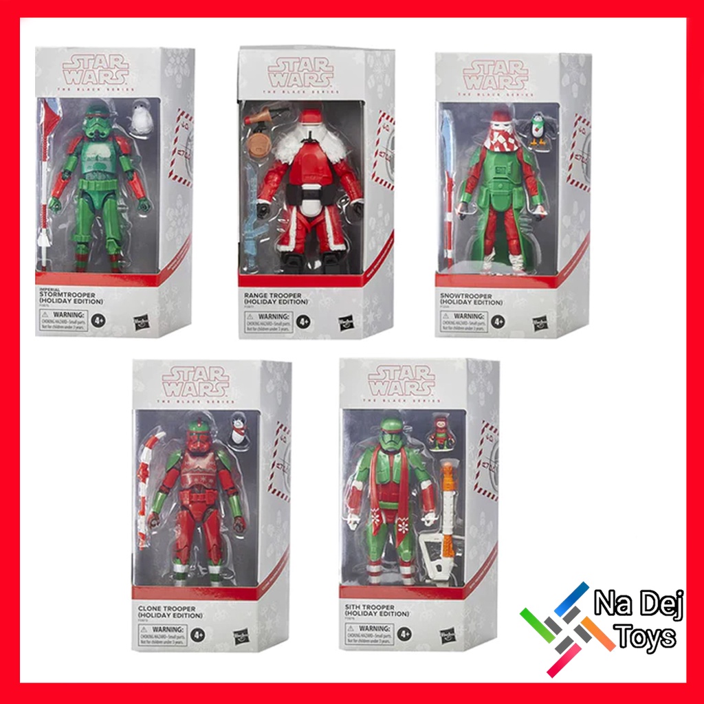 Holiday Troopers 5 Pack Star Wars The Black Series 6" figure สตาร์วอร์ส ...