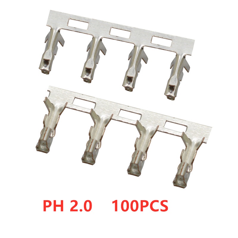 สายเคเบิ้ลเชื่อมต่อ PH2.0 XH2.54 มม. 100 ชิ้น/ชุดสําหรับเชื่อมต่อ CH/VH3.96 KF2510 SM/JST 1.25 ...