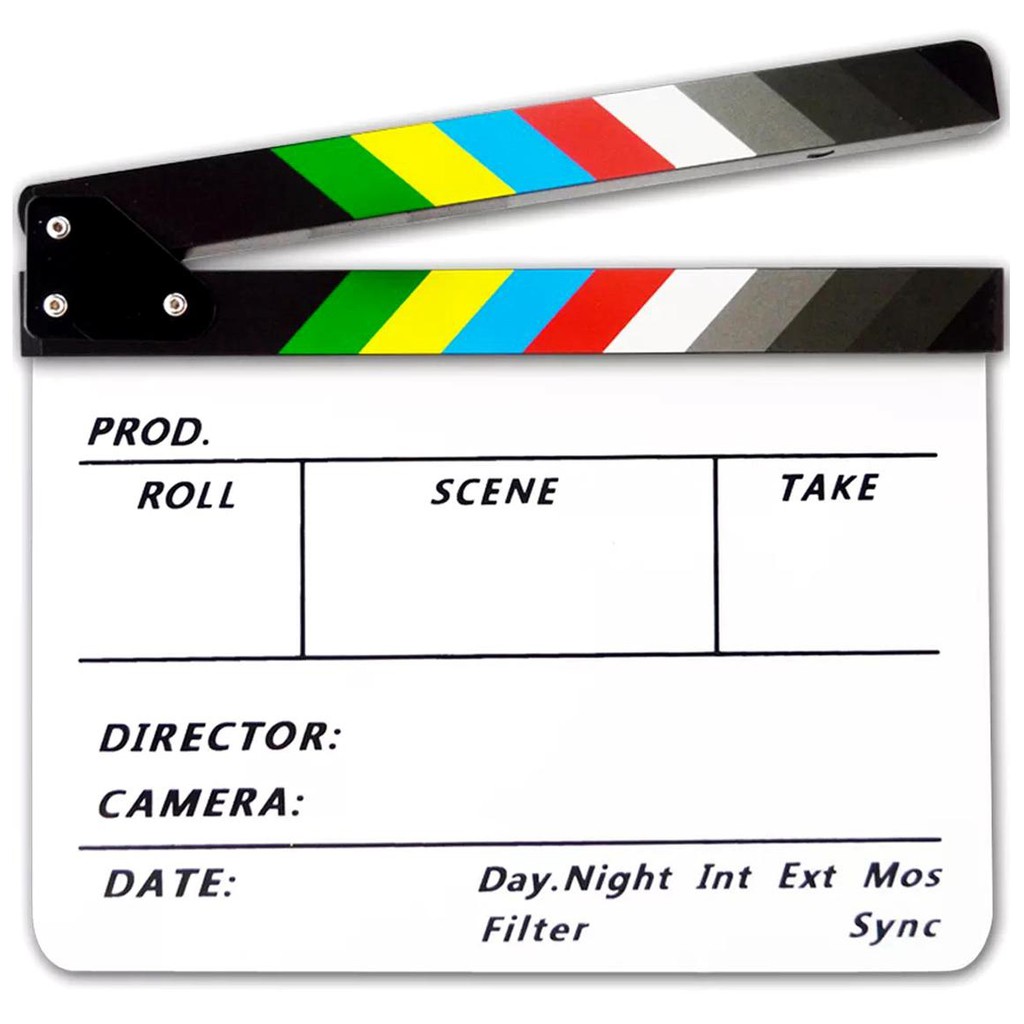 Clapper Board Acrylic Movie Action Slate Clapper Board ลูกตุ้มคณะอะคร ...