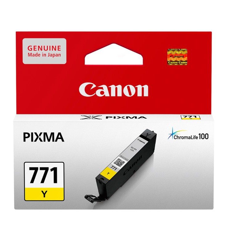 CANON INK (หมึกสำหรับเครื่องพิมพ์) CLI-771 (YELLOW) | Shopee Thailand
