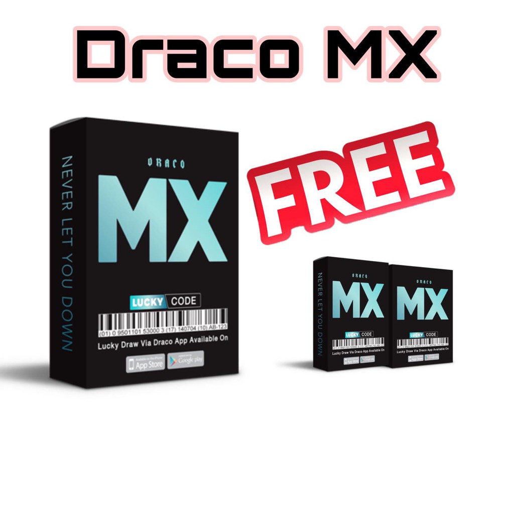 Draco MX 1 กล่องใหญ่ แถมฟรี 2 กล่องเล็ก | Shopee Thailand