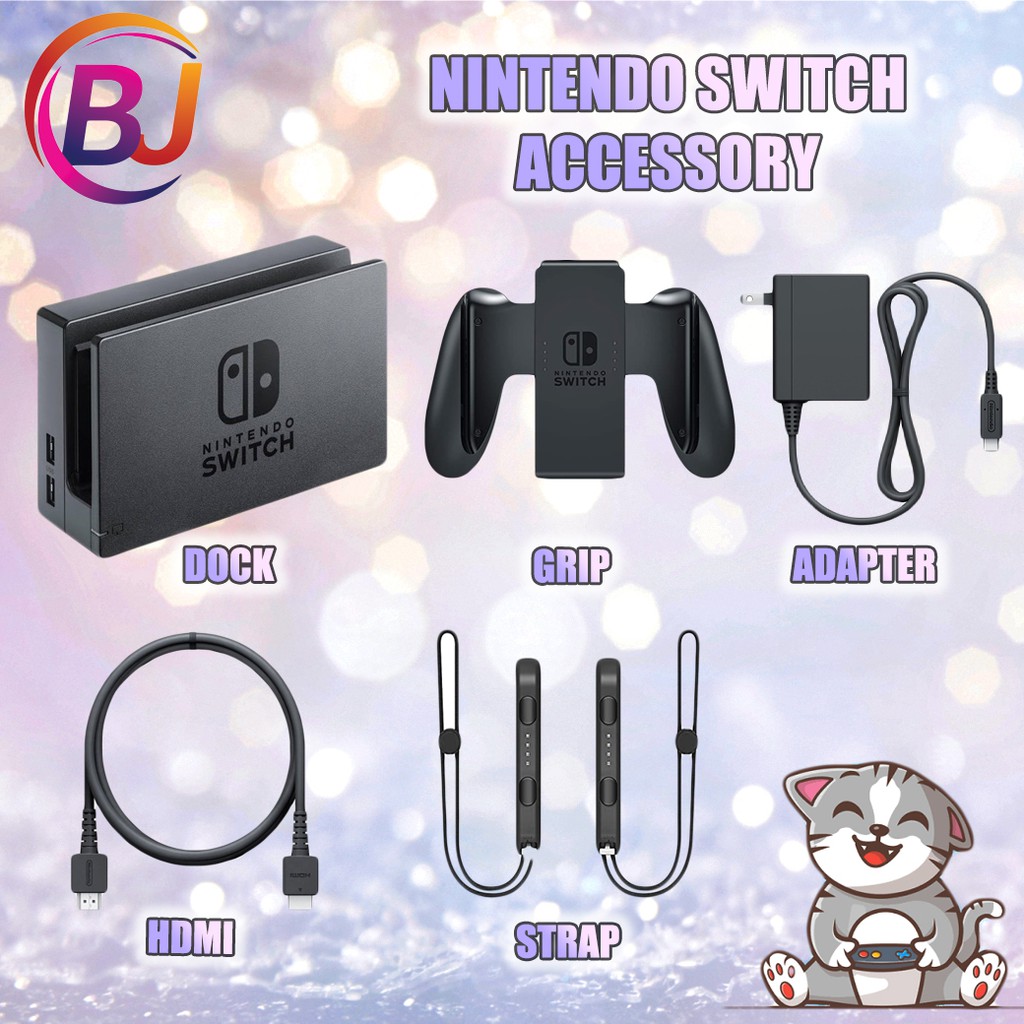 Nintendo Switch : Nintendo Switch Accessories (Dock, Adapter, Grip ...