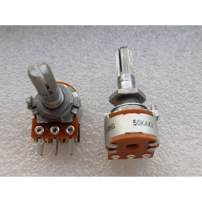 Alps RK16 16 Type Dual 50KA 100KA 50KB 100KB ×2 VR Volume Potentiometer ...