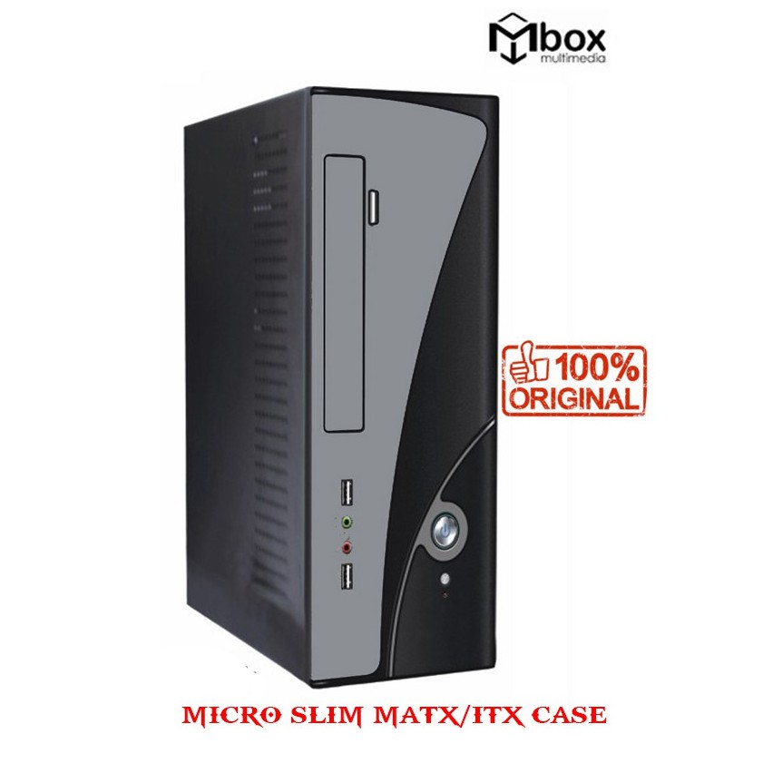 MBOX MICRO ATX SLIM CASE MATX/ITX พร้อม SFX MICRO POWER SUPPLY 550W | Shopee Thailand