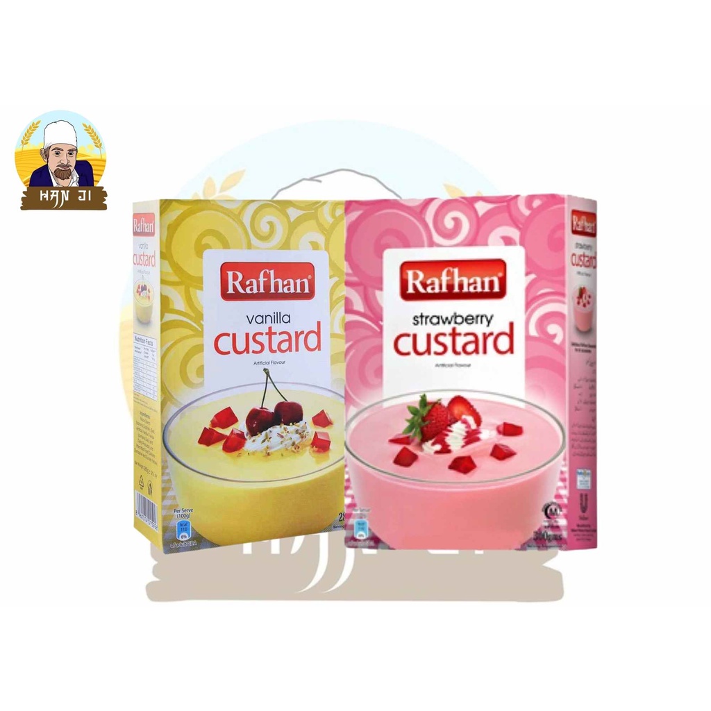 Raftan Custard Powder Vanilla Strawberry ผงคัสตาร์ด วนิลา สตอเบอรี่ ...